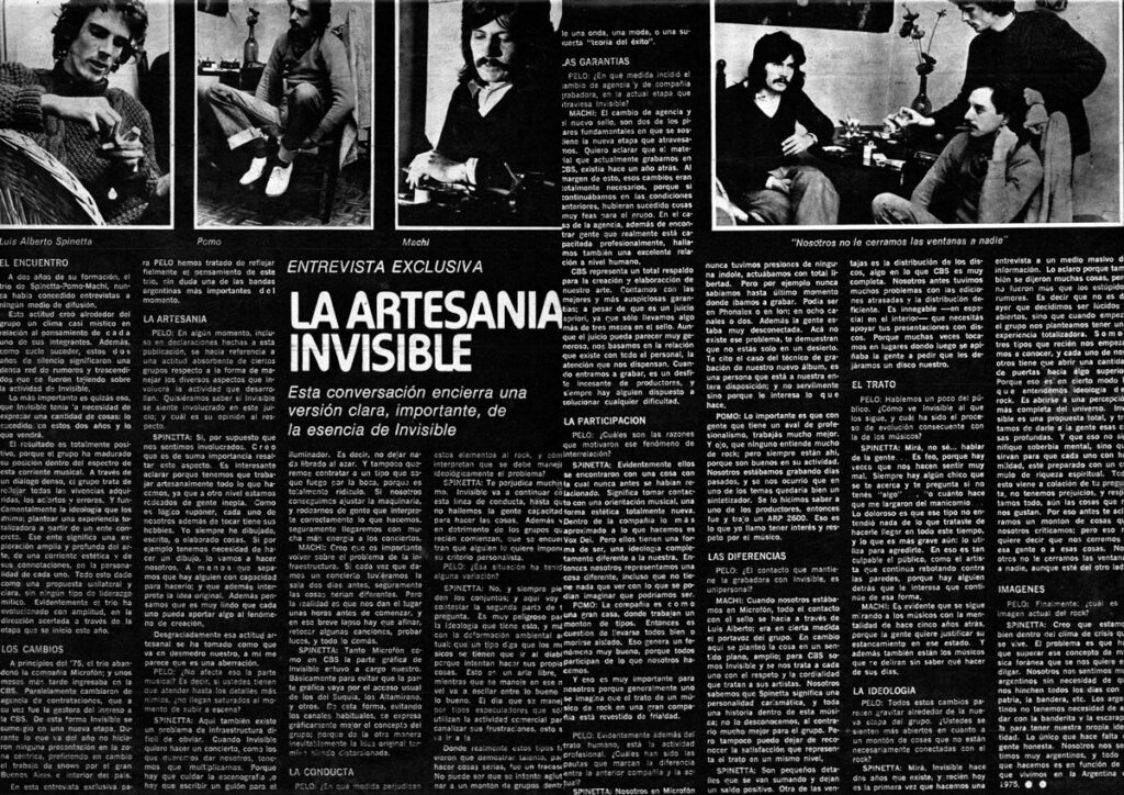 Rescate: entrevista a Invisible antes de presentar "Durazno sangrando ...