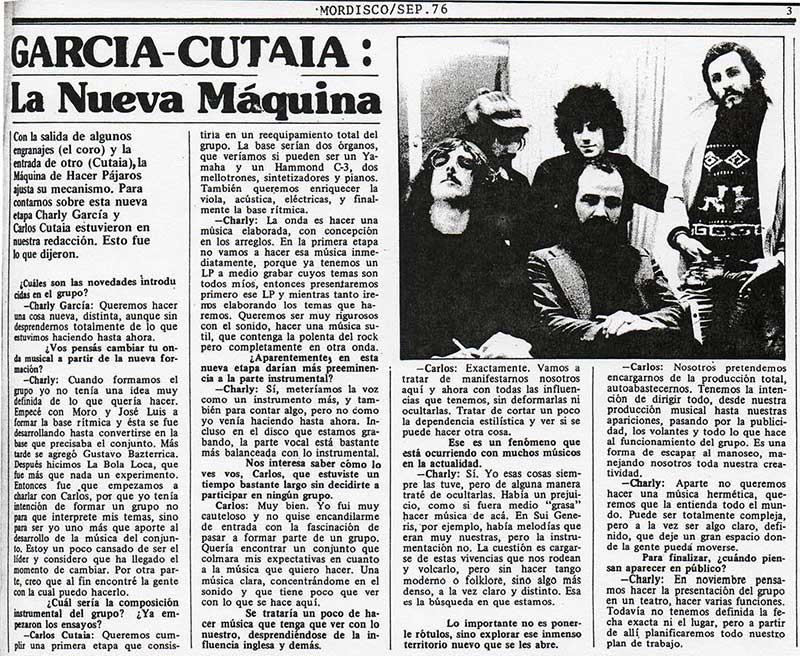 García-Cutaia: la nueva máquina - Rock.com.ar