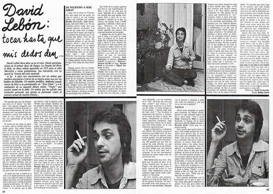David Lebón: Tocar hasta que mis dedos den… - Rock.com.ar