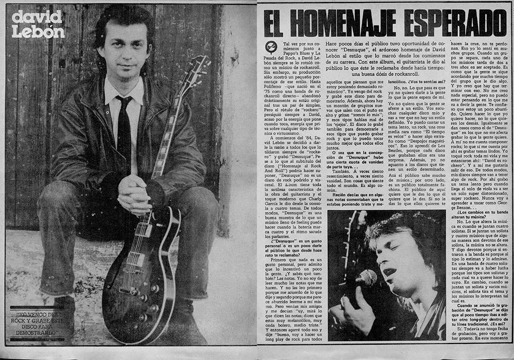 David Lebon: el homenaje esperado - Rock.com.ar