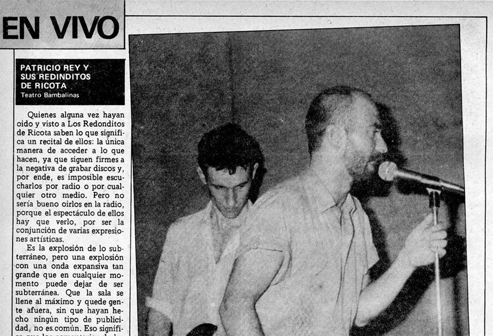 En vivo: Patricio Rey en el Teatro Bambalinas - Rock.com.ar