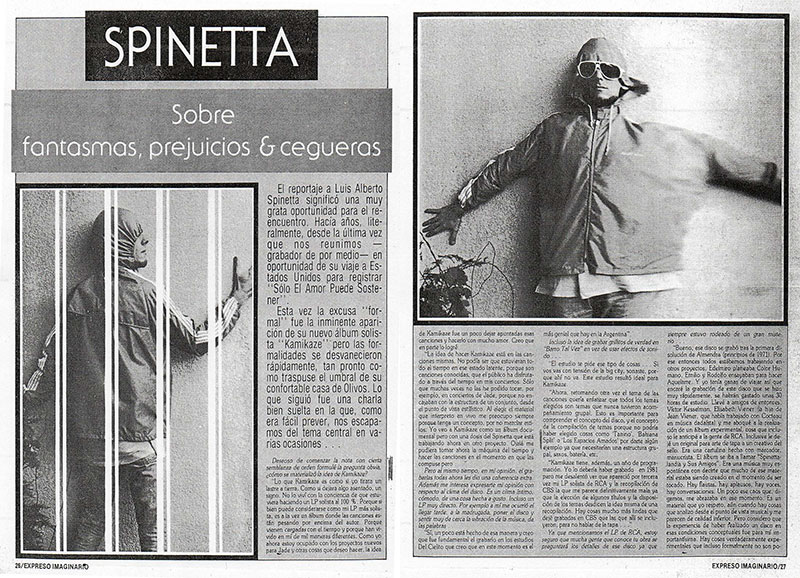 Rescate: a 40 años de "Kamikaze", de Spinetta - Rock.com.ar