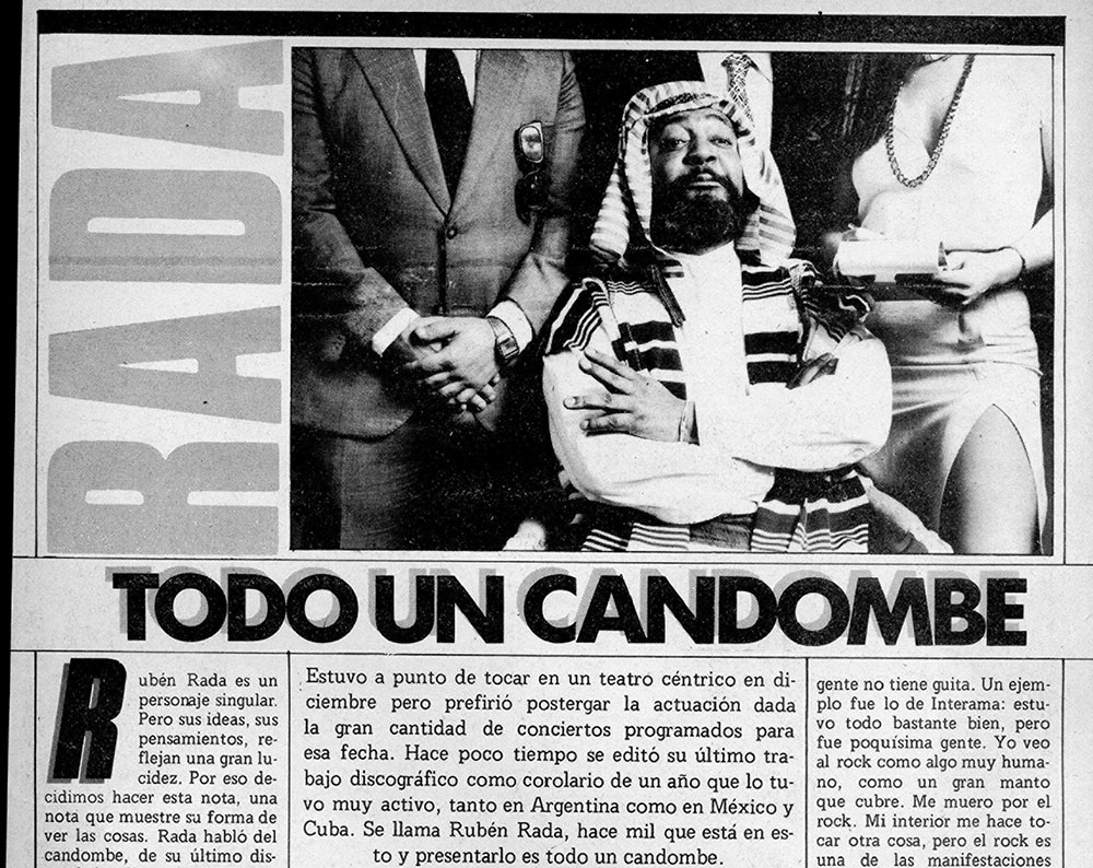 Rada: todo un candombe - Rock.com.ar